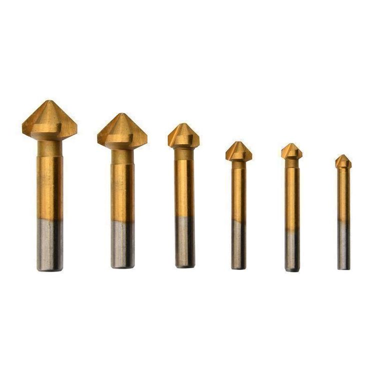 6tlg Kegelsenker Bohrer HSS Senker Satz (Neu (gemäss Beschreibung)) in ...