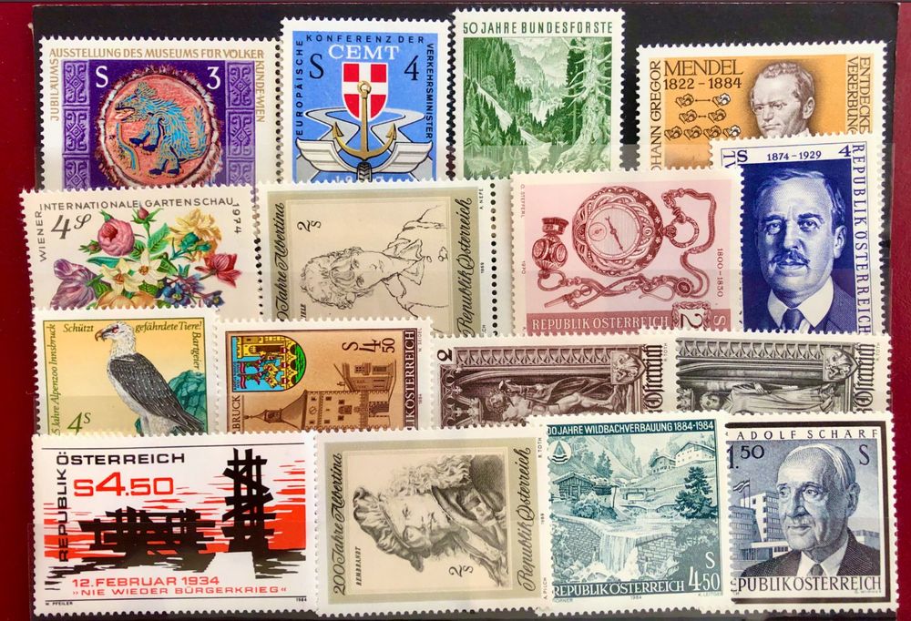 Wertvolle Briefmarken Aus Osterreich