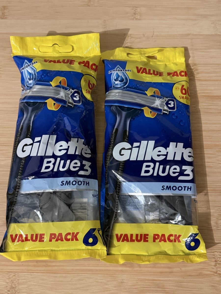 Gillette Blue3 Smooth Rasierer, 2x 6er Pack - Neu! (Neu und ...
