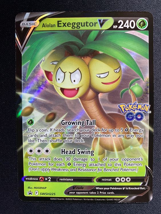 Alolan Exeggutor V - SWSH225 - EN | Kaufen auf Ricardo