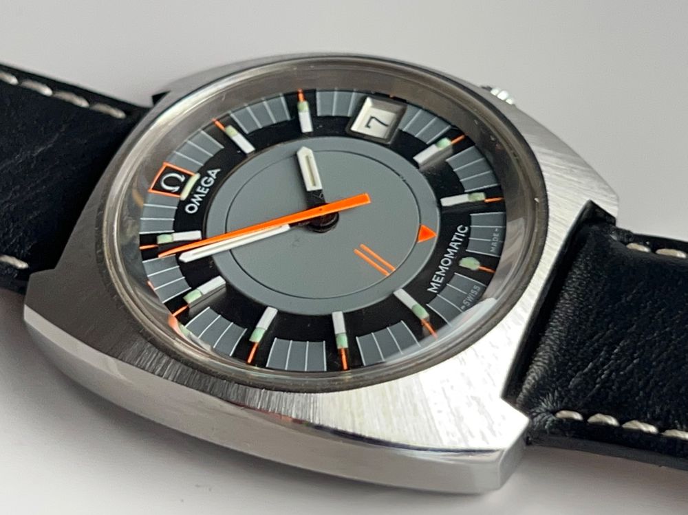 Vintage Omega Seamaster Memomatic 166.072 Grey/Orange 1970 | Kaufen auf ...