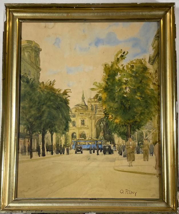 Otto A. Pilny (1897-1958) Aquarell (Gebraucht) in Root für CHF 37 – mit Lieferung auf Ricardo kaufen