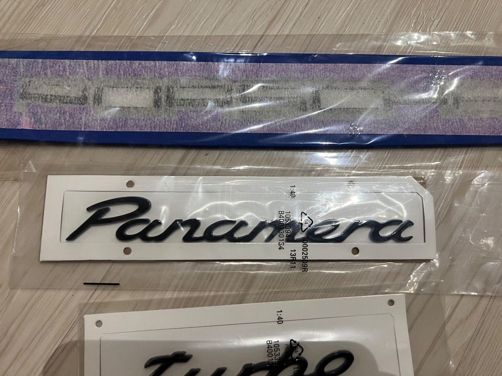 Porsche Panamera Turbo S schriftzug schwarz (Gebraucht) in Uffikon für ...