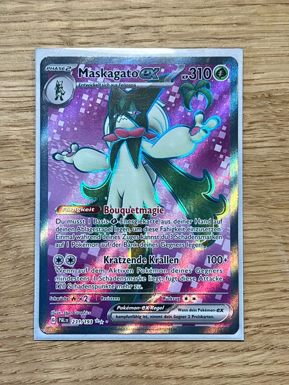 Pokemon Maskagato ex (PAL 231/193) (Neu (gemäss Beschreibung)) in ...