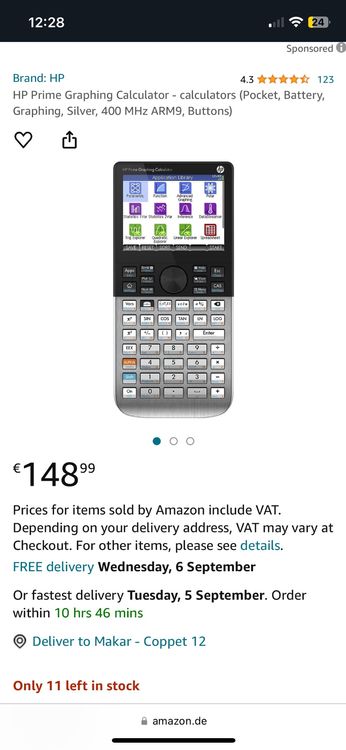 HP Prime Graphing Calculator (Neu und originalverpackt) in Coppet für ...