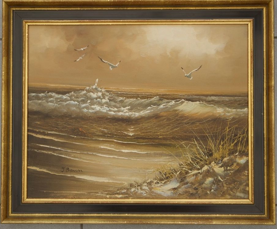 VB Antikes Gemälde "Möven am Meer" (Gebraucht) in Schaffhausen für CHF 99 – mit Lieferung auf ...