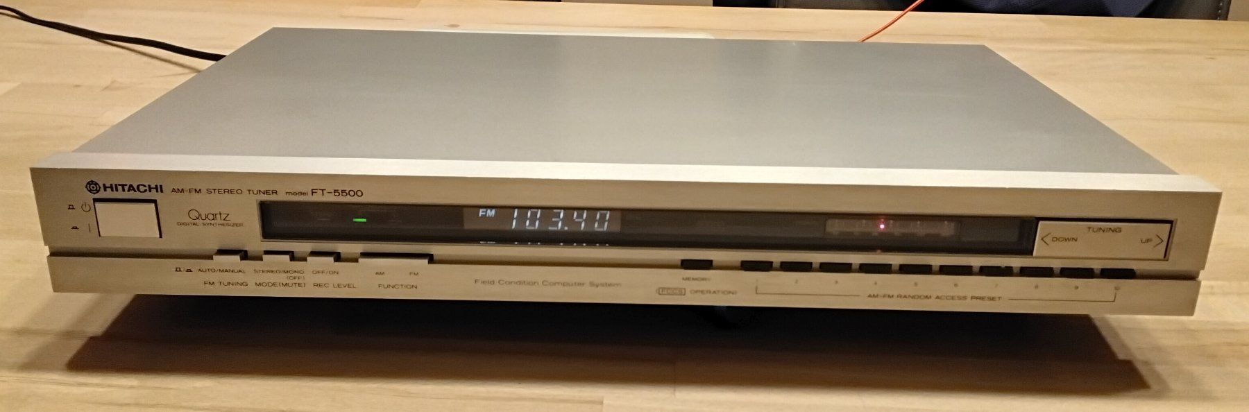 Hitachi HiFi FM UKW Tuner FT-5500 (Gebraucht) in Unterentfelden für CHF ...