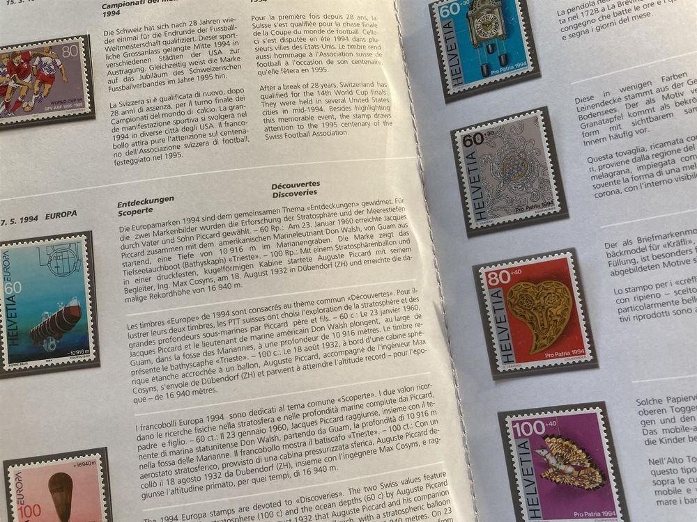 Jahresausgabe Jahrbuch 1994 postfrisch** | Kaufen auf Ricardo