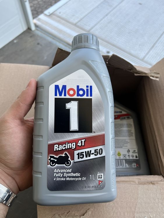 Mobil 1 Racing 4T 15W-50 12x1 Liter (Neu und originalverpackt) in ...