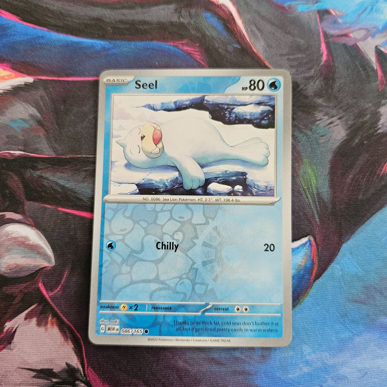 Pokemon Seel MEW 151 EN 086/165 Reverse Holo (Gebraucht) in Zofingen ...