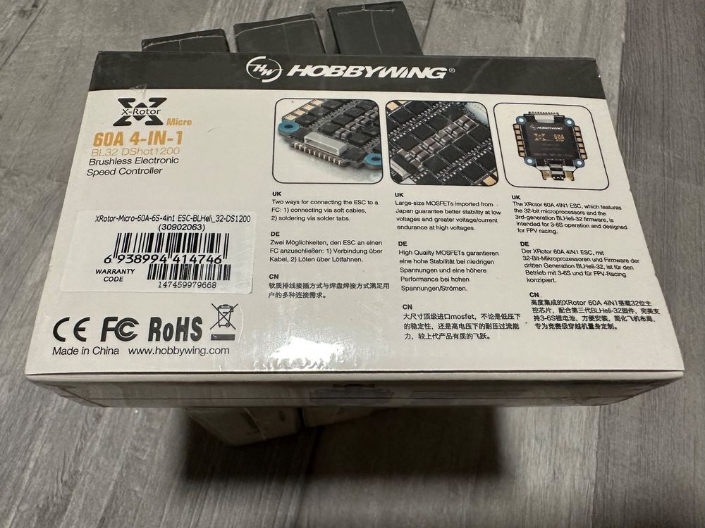 Hobbywing Xrotor 60A 4in1 ESC (Neu und originalverpackt) in Neftenbach ...
