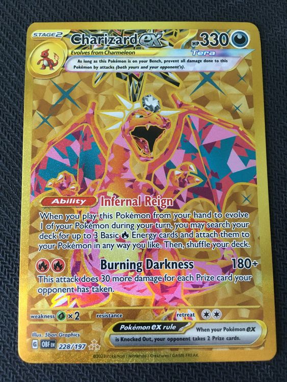 OBF 228 Charizard Ex - Pokémon - Obsidianflammen - EN | Kaufen auf Ricardo