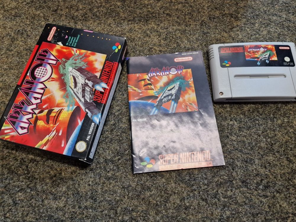 Arkanoid für Super Nintendo / SNES Konsole OVP PAL | Kaufen auf Ricardo