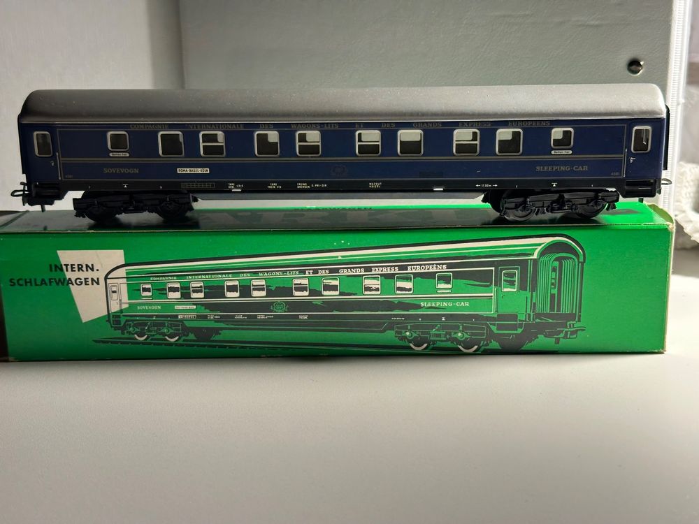 Märklin H0 4029 DB Schlafwagen CIWL blau Blech (Gebraucht) in Aarburg für CHF 15 – mit Lieferung ...