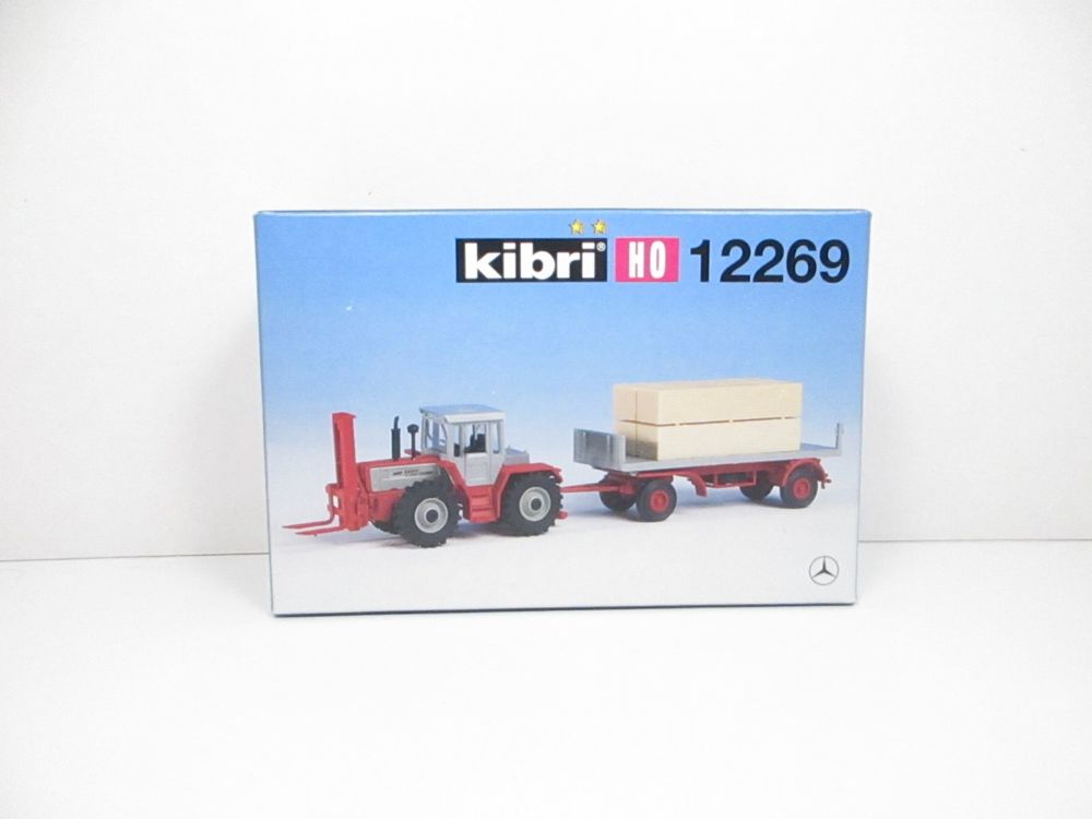 Kibri H0 12269 MB TRAC mit Frontstapler und Anhänger (Neu und ...