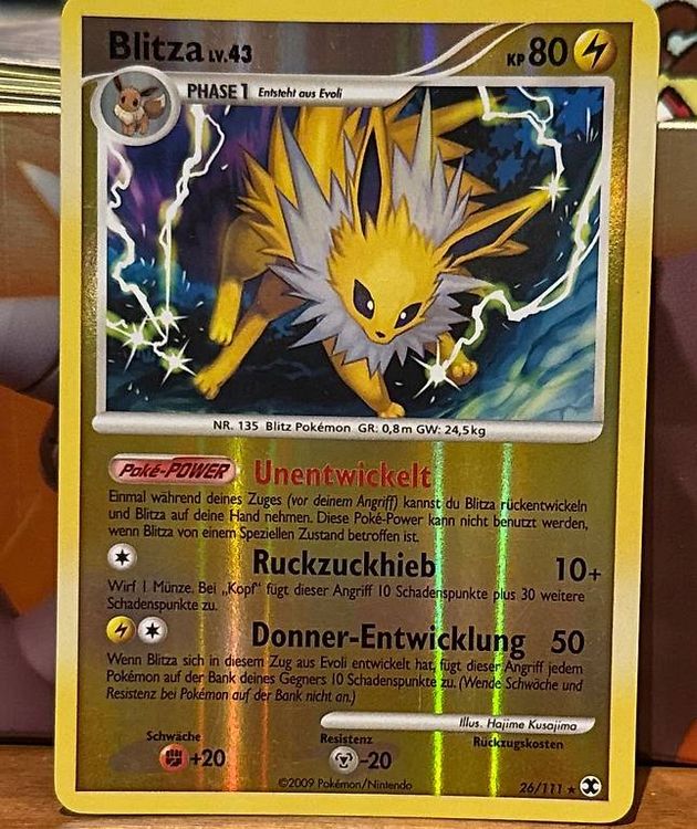 Blitza holo-card, Pokemon Karte (Gebraucht) in Herisau für CHF 10 – nur ...