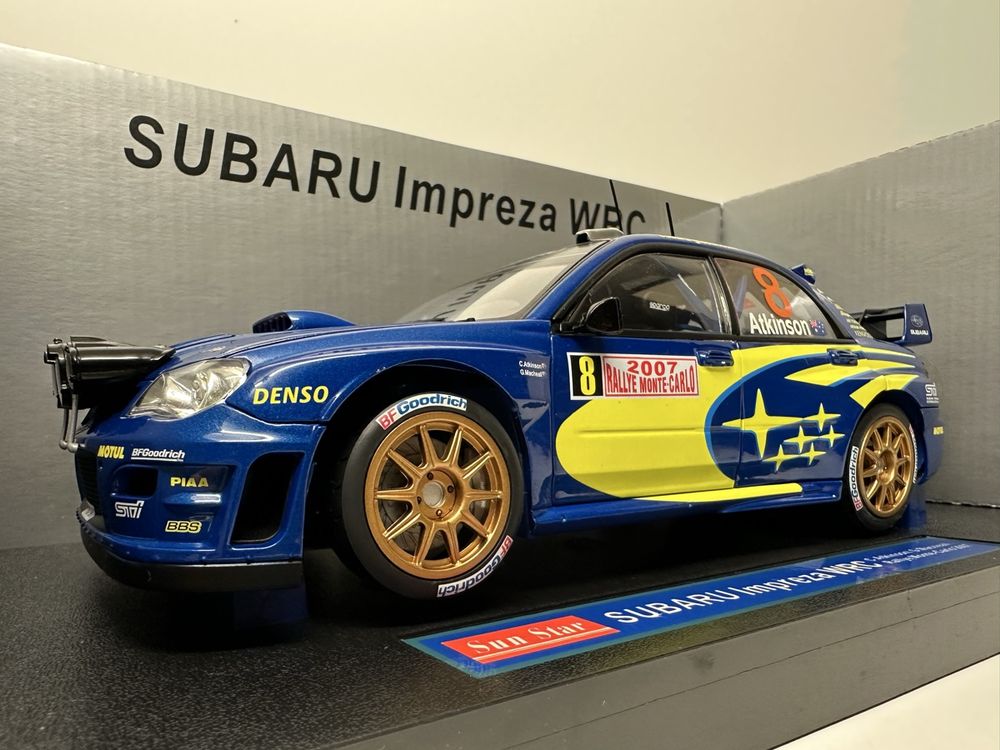 Subaru Impreza WRC 1:18, Atkinson, Monte Carlo, Sun Star,OVP | Kaufen ...