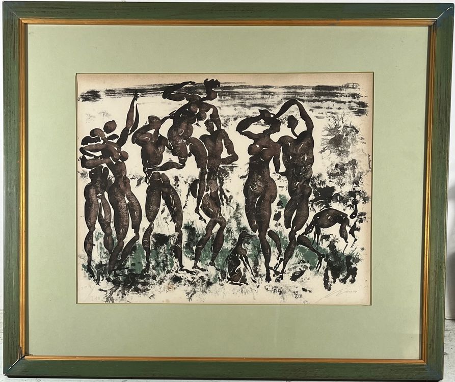 Hans Erni (1909-2015) Grosse Lithographie, Handsigniert (Gebraucht) in Root für CHF 84 – mit ...