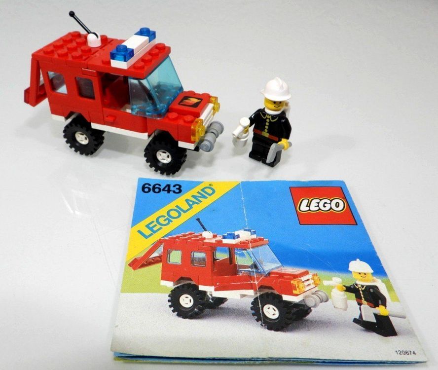 LEGO LEGOLAND 6643 FEUERWEHR JEEP (Gebraucht) in Turbenthal für CHF 19 ...