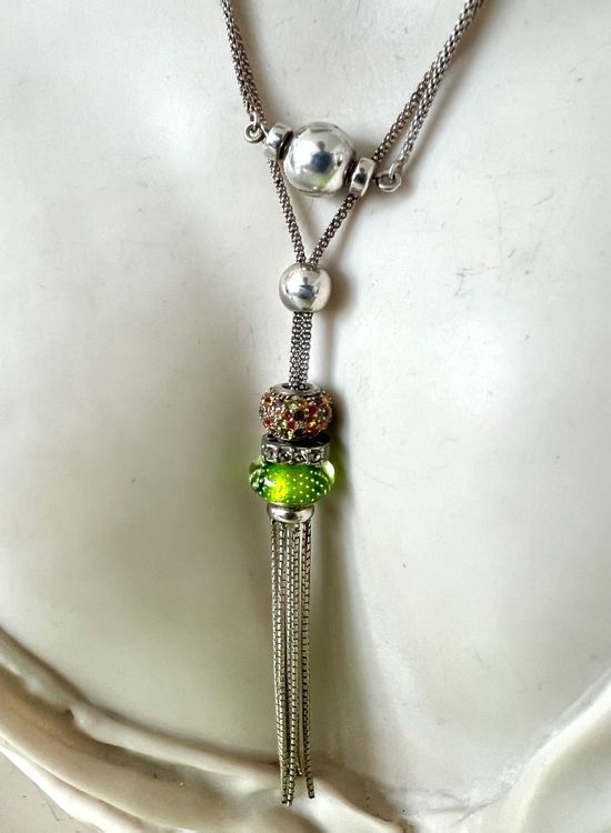 CHAMILIA SILBER LONG KETTE 925 MIT QUASTE & ORIGINAL BOX (Gebraucht) in ...