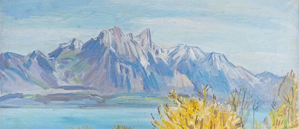 Ölgemälde "Frühling am Thunersee" von Hanni Bay (1885-1978) (Gebraucht) in Ostermundigen für CHF ...