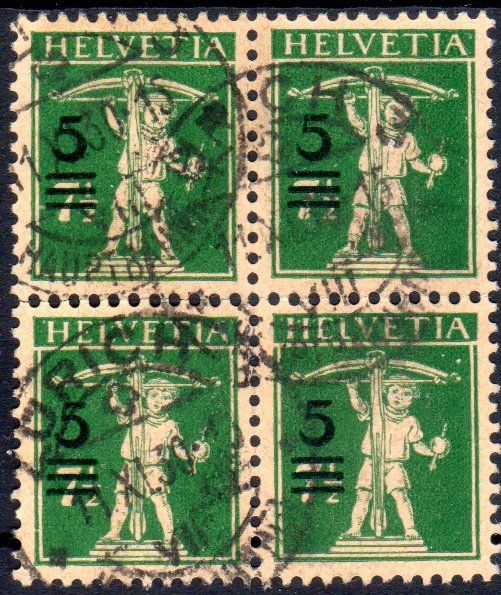 AUFRAUCHAUSGABE 1930 TELLKNABE MIT ARMBRUST 4ERBLOCK - X394 (Gebraucht) in Losone für CHF 5 ...