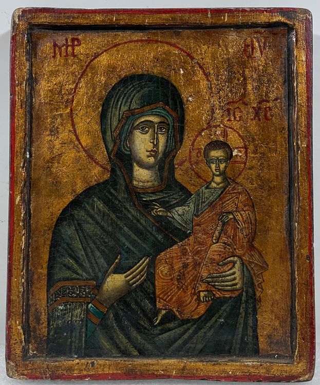 Alte Heilige Ikone Gemälde (Gebraucht) in Root für CHF 125 – mit Lieferung auf Ricardo kaufen