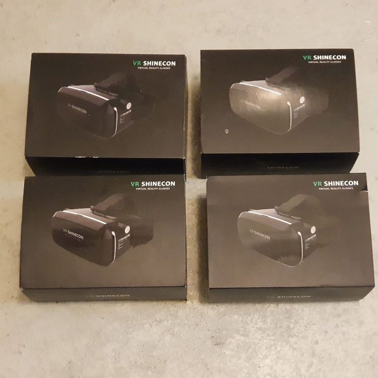 4 Stücke VR SHINECON Goggles für Smartphones (Neu und originalverpackt ...