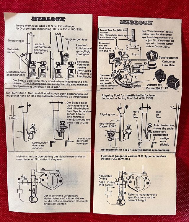 Midlock Synchrometer für Mehrvergaseranlagen (Gebraucht) in Fanas für ...