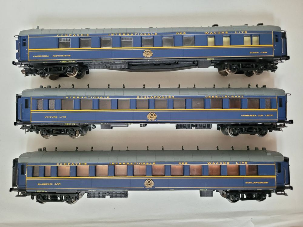 Jouef 3x voitures Orient express CIWL H0 continu sans OVP | Kaufen auf Ricardo