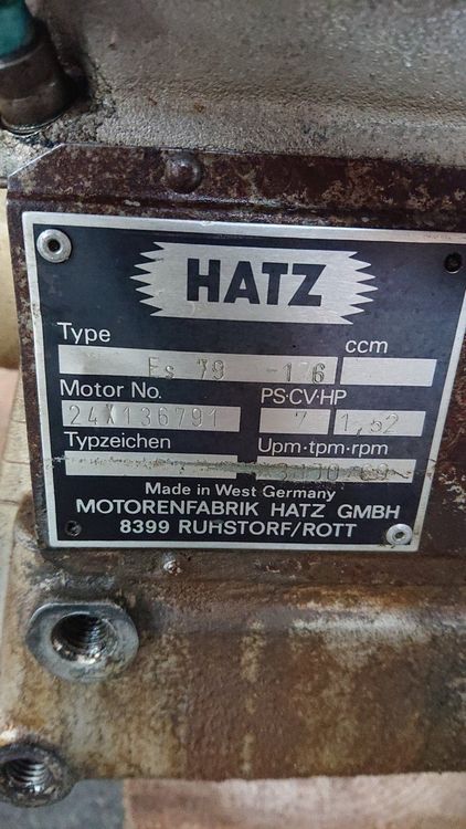 Moteur HATZ Es79-16 Dieselmotor | Kaufen auf Ricardo