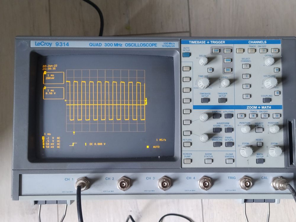 Oscilloscope LeCroy 9314 Quad 300MHz Occasion (Gebraucht) in Corcelles ...