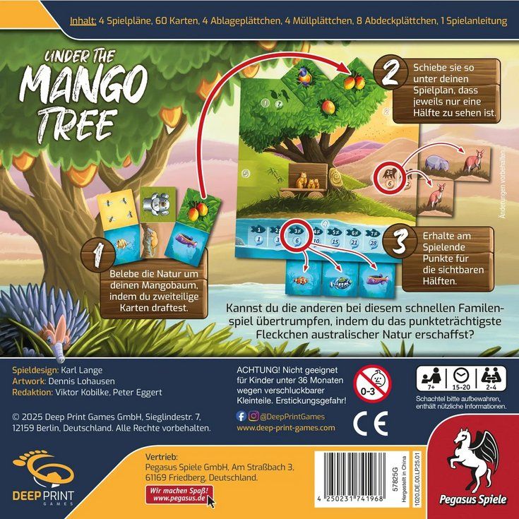 Under the Mango Tree / Familienspiel ab 7 Jahren (Neu und ...