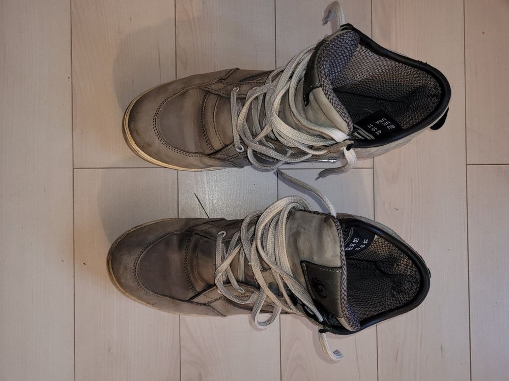 MERLIN, Motorrad High-Top Schuhe grau – gut erhalten (Gebraucht) in ...