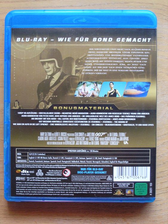 James Bond: Feuerball (1965) Sean Connery (Gebraucht) in Zuzwil SG für CHF 9.5 – mit Lieferung ...