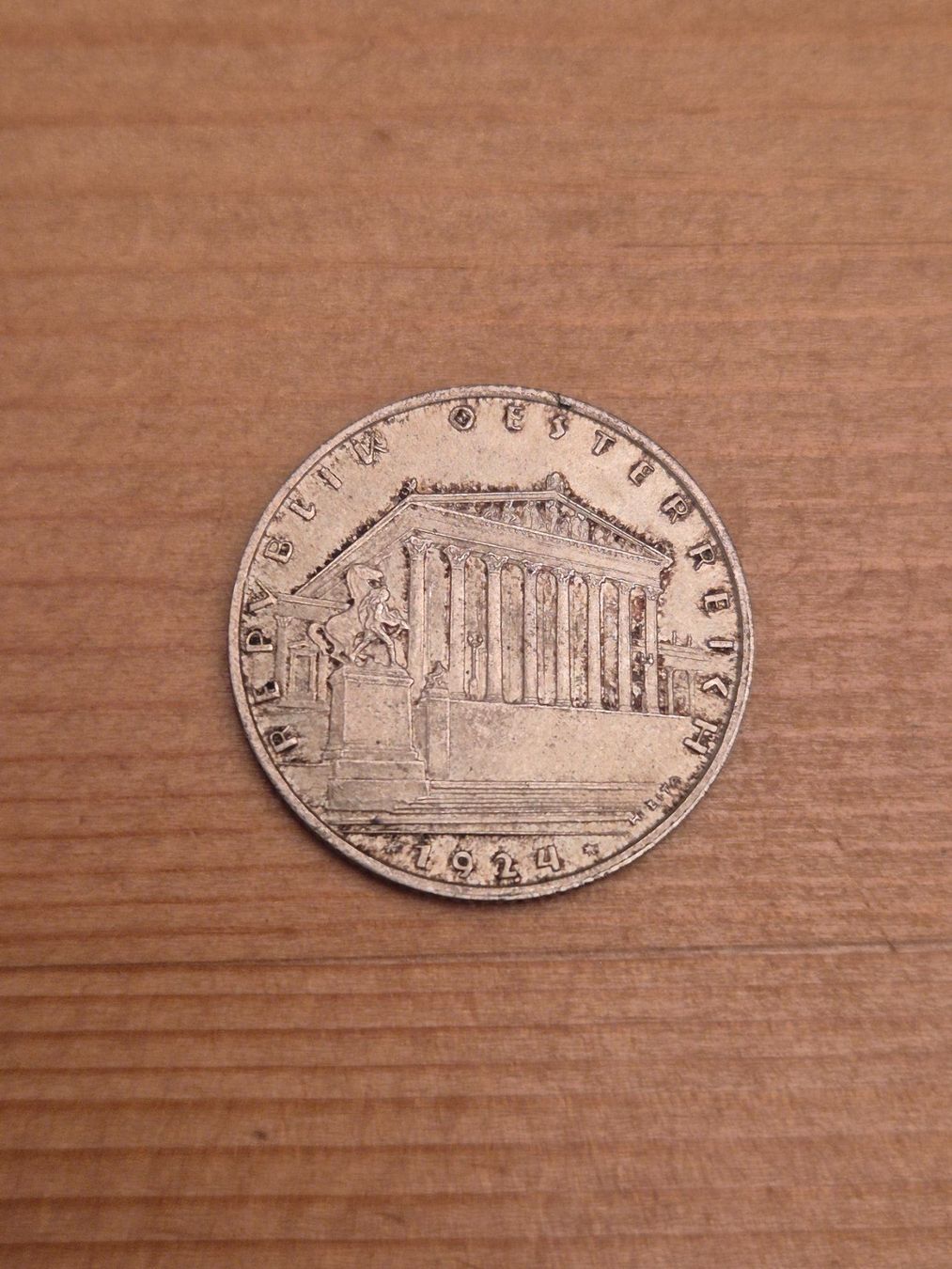 AT 1 Schilling 1924 Silber Zutand gemäss Bilder (Gebraucht) in ...