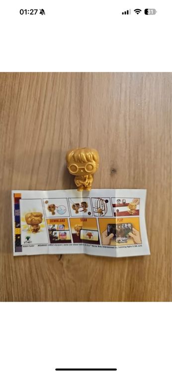 harry potter gold kinder joy vt401 Funko WBEI (Neu (gemäss Beschreibung ...