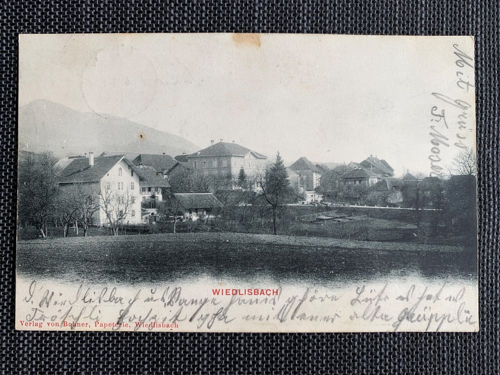 Ansichtskarte Schweiz Wiedlisbach BE (Gebraucht) in Oftringen für CHF 6 ...