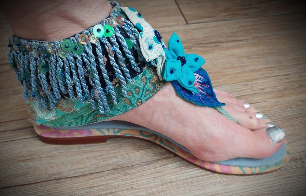 Sommer - Sandale Paul Ropp ★ Boho-Look ★ NEU! ★ Gr. 38 | Kaufen auf Ricardo