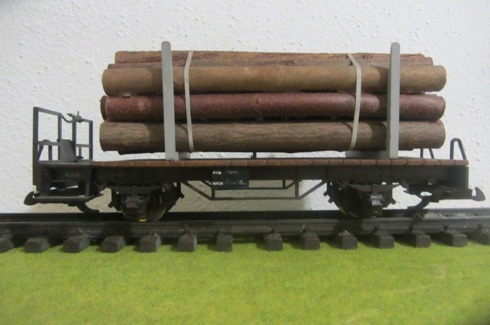 LGB RhB Rungenwagen mit Holz (Gebraucht) in Pfaffnau für CHF 72 – mit Lieferung auf Ricardo kaufen