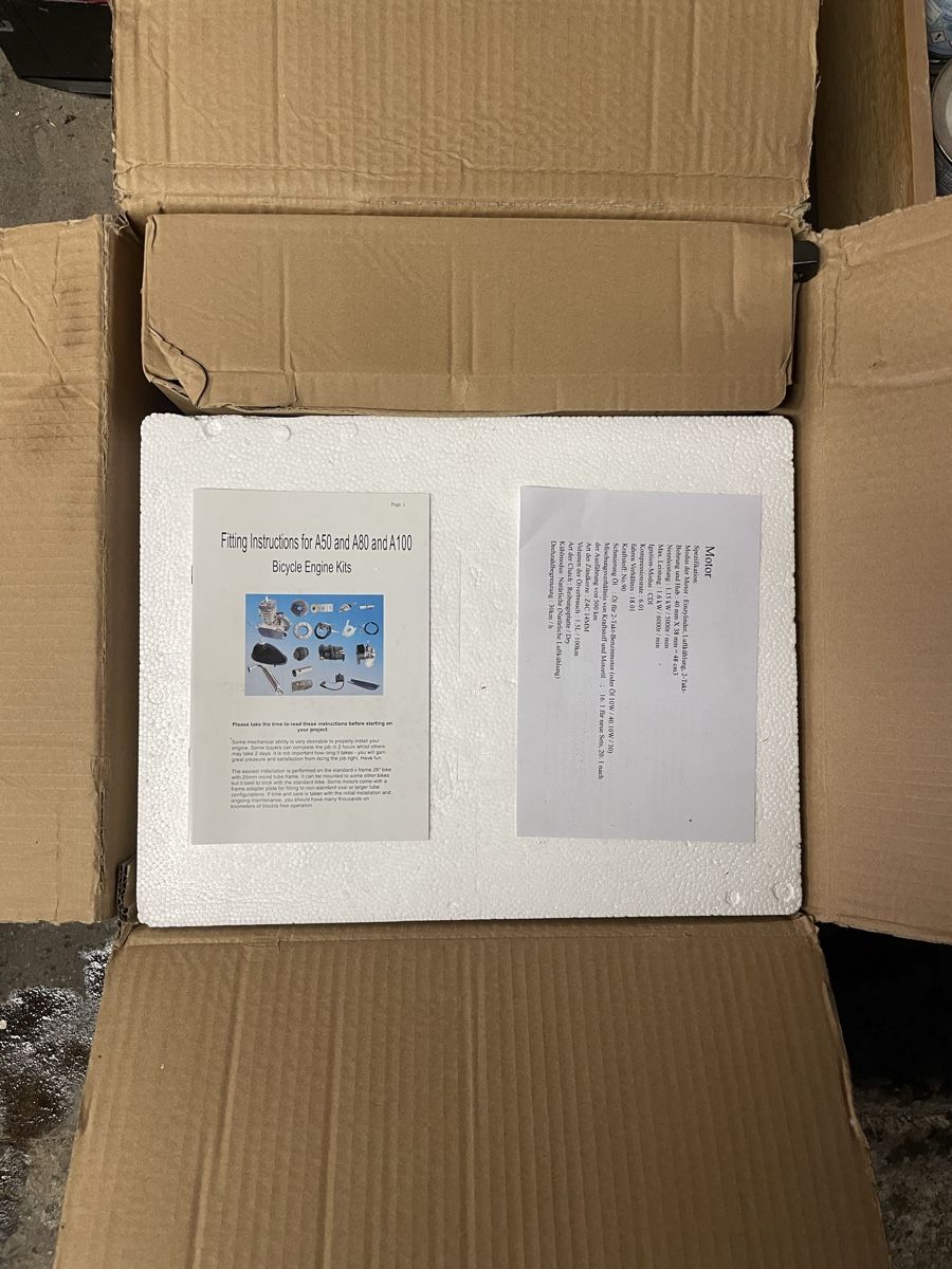 Velo Töffli Motor Set A50/A80/A100 - Neu und komplett! (Neu und ...