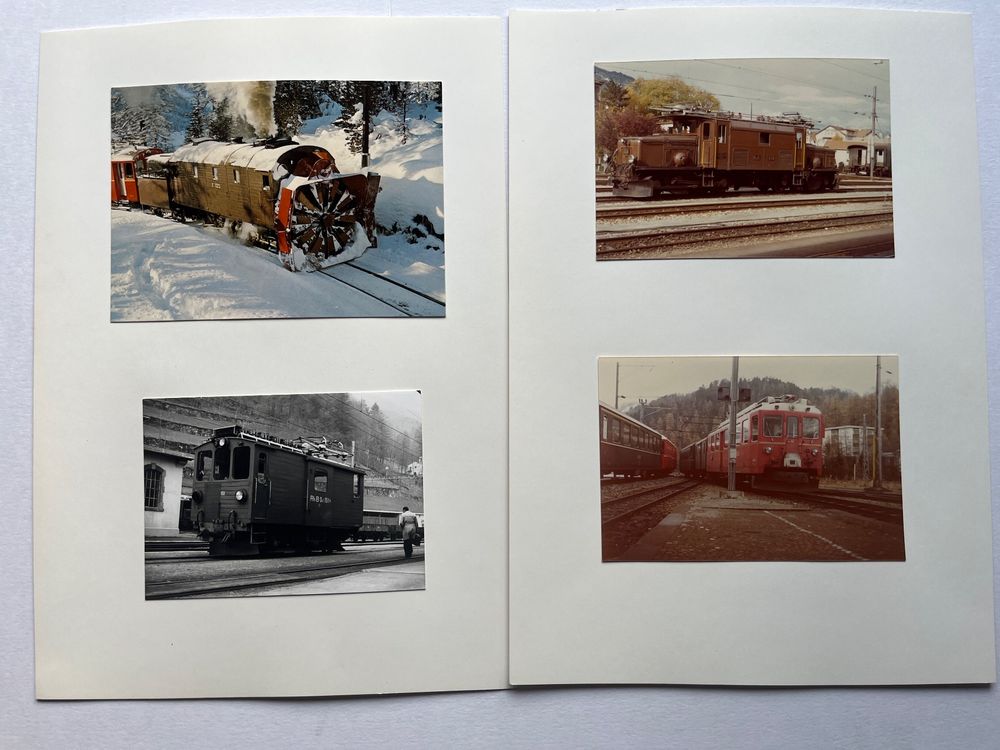 Photos et cartes postale des Train RhB (Gebraucht) in Chambésy für CHF ...