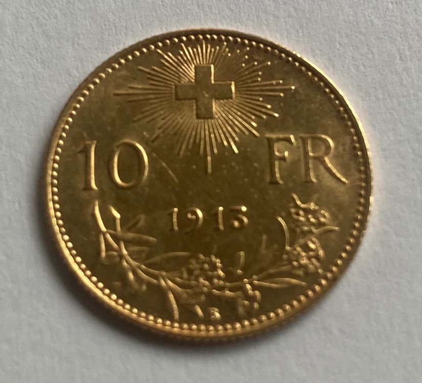 10 Franken Helvetia Gold-Vreneli | Kaufen auf Ricardo