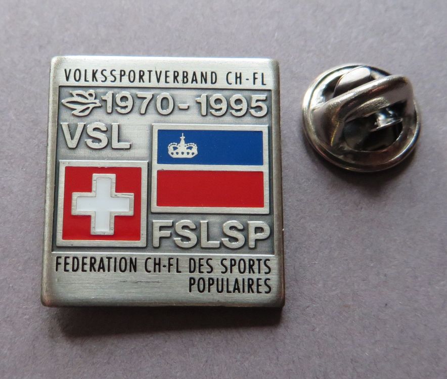 PIN, SCHWEIZ VSL VOLKSSPORT-VERBAND CH-FL 1995, FLAGGEN | Kaufen auf ...