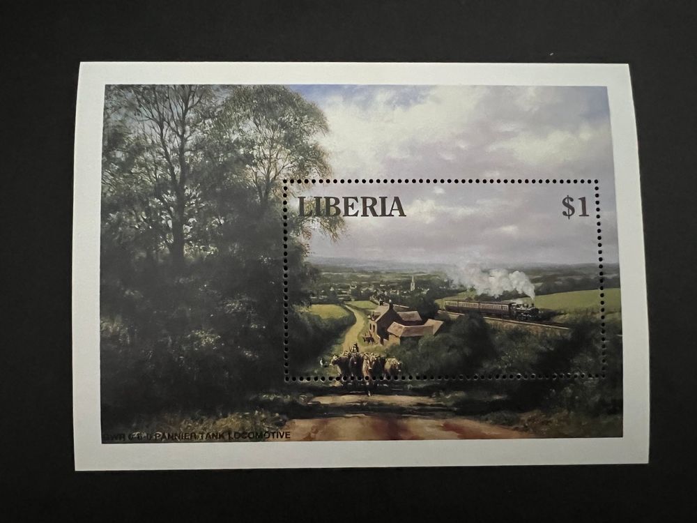Liberia Eisenbahnblock ** Luxus (B786) (Gebraucht) in Hinwil für CHF 2 ...