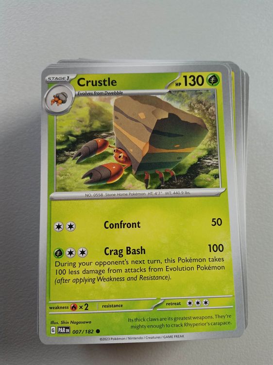 Crustle - Paradox Rift Pokemon Englisch | Kaufen auf Ricardo