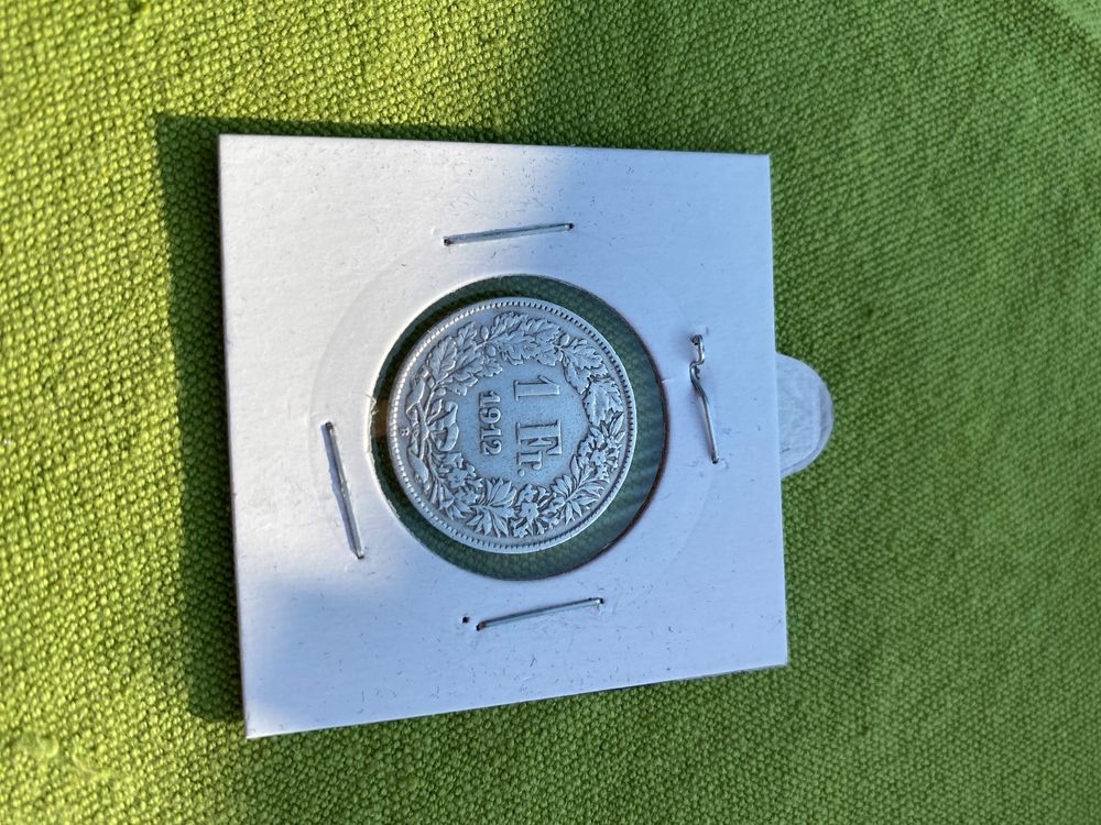 Moneta chf 1 del 1912 (Gebraucht) in Capolago für CHF 3 – mit Lieferung auf Ricardo kaufen