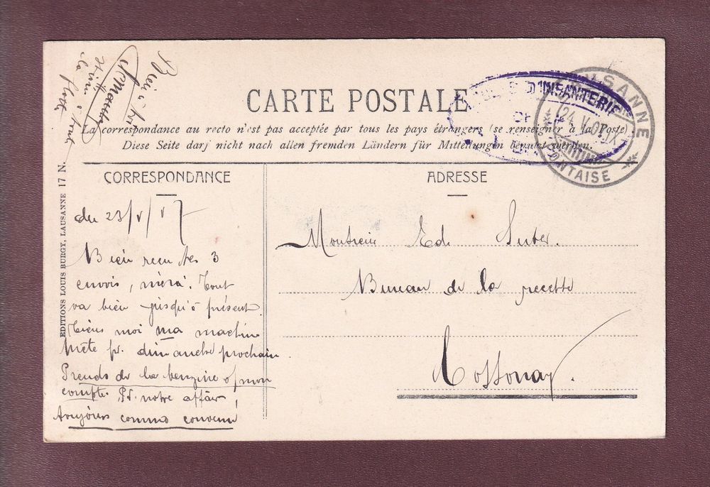 LAUSANNE - Port d'Ouchy - 1907 (D'occasion) à Pully pour CHF 6 – avec ...