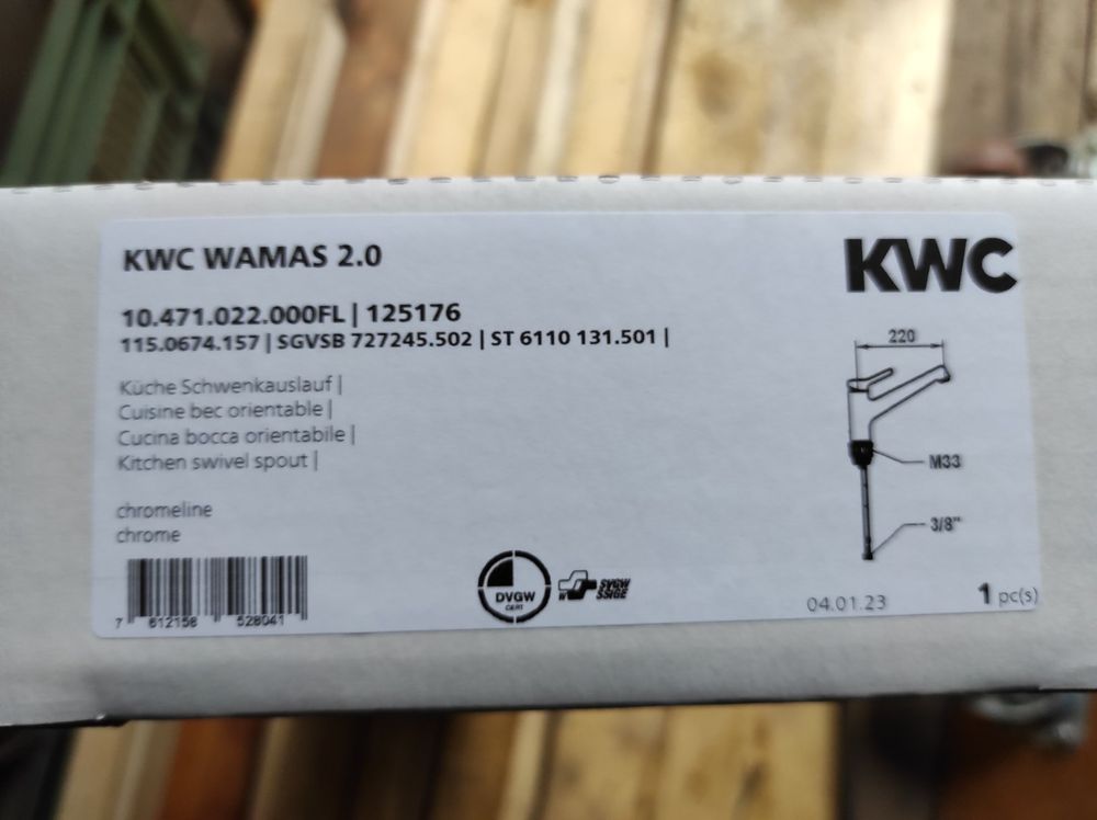 Küchenmischer KWC Wamas 2.0 (Neu und originalverpackt) in Sevelen für CHF 70 – mit Lieferung auf ...