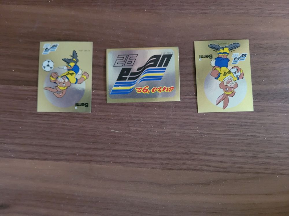 Intro UEFA Euro 92 Sticker, Panini, Original, Selten! Nr.1-3 (Gebraucht ...